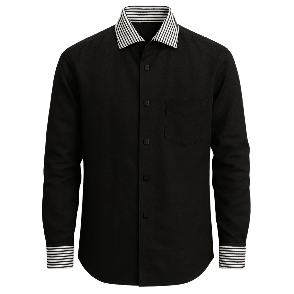 Camisa Cuello Contraste – LOBO CORPORATION