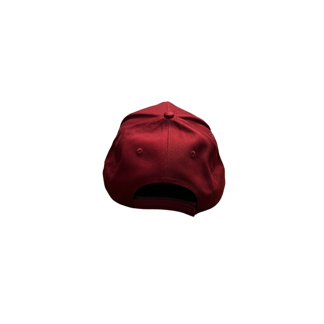 Lobo Cursive Burgundy Cap – LOBO CORPORATION